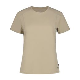 Funktionsshirt Icepeak "Icepeak T-shirt Burdette", Damen, Gr. L, kitt, Stoff, 100% Polyester, normal, Shirts Funktionsshirt
