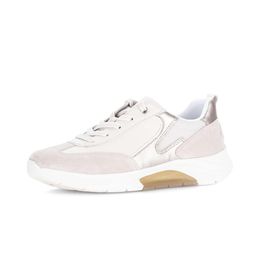 Sneaker Gabor "Sneaker low", Damen, Gr. 37,5, beige, Schuhe Sneaker