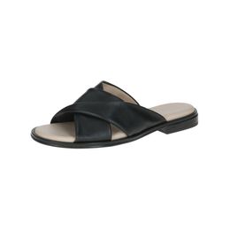 Pantolette Caprice "Caprice Pantoletten Nappaleder", Damen, Gr. 36, schwarz, Nappaleder, Schuhe Pantolette
