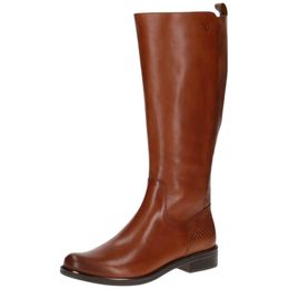 Stiefel Caprice "Caprice Stiefel Leder", Damen, Gr. 39, braun (cognac), Leder, Schuhe Stiefel