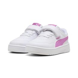 Sneaker Puma "COURT LALLY AC INF", M&auml;dchen, Gr. 22, Puma wei&szlig;, mauve pop, Synthetik, unifarben, Schuhe Sneaker, f&uuml;r sportliche und l&auml;ssige Anl&auml;sse, mit SOFTFOAM+ D&auml;mpfung