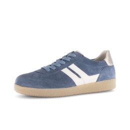 Sneaker Gabor "Sneaker low", Damen, Gr. 35,5, blau, Schuhe Sneaker