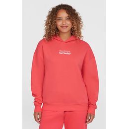 O`Neill Kapuzensweatshirt O'NEILL "Future Surf Society Hoodie", Damen, Gr. S (36), rosa (froly), Obermaterial: 70% Baumwolle, 30% Polyester, Sweatshirts