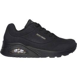 Skechers Uno Sneaker Damen - Gr&ouml;&szlig;e 38 1/2 - schwarz