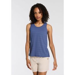 Tanktop Killtec "KOS 41 WMN TP", Damen, Gr. 54, blau (denim), Obermaterial: 93% Polyester, 7% Elasthan, Tops Tanktop, f&uuml;r sommerliche Aktivit&auml;ten und Wandern, schnelltrocknendes Material