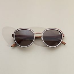 Holzkern Sonnenbrille The Strategist (Schiefer/Braun)