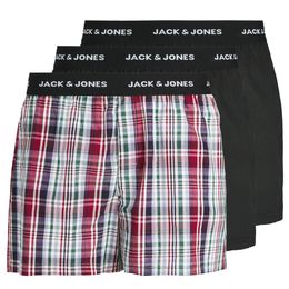 Jack & Jones Herren Gro&szlig;e Gr&ouml;&szlig;en | Jack&Jones 3er-Pack Boxershorts Farbe schwarz Gr&ouml;&szlig;e: XXL