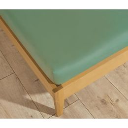 Tchibo - Sch&ouml;ner WOHNEN-Kollektion Spannbettlaken - dunkelgr&uuml;n