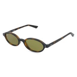 Ray-Ban RB4472 | Unisex-Sonnenbrille | Fassung: Vollrand, Oval, Kunststoff, Havanna | Glasfarbe: Gr&uuml;n