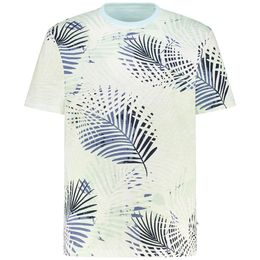 Herren Gro&szlig;e Gr&ouml;&szlig;en | s.Oliver T-Shirt mit Allover-Muster Farbe mint Gr&ouml;&szlig;e: 5XL