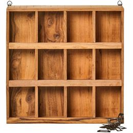 IB Laursen Postsortierregal mit 12 F&auml;chern UNIKA 60 x 12 x 60 cm skandinavische Deko Online Shop