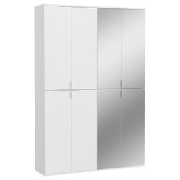 Dreht&uuml;renschrank Projekt X ca. 122x193 cm Wei&szlig;