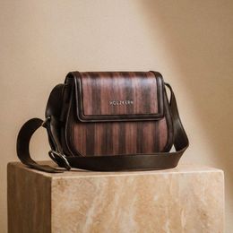 Holzkern Handtasche Uniqase Shaping (Esche/Silber)