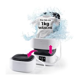 Cleanmaxx Mini-Waschmaschine faltbar 40W wei&szlig;