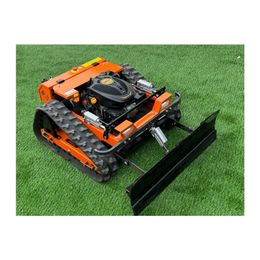 Ferngesteuerter Motor-Rasenm&auml;her CW-500 Orange B&ouml;schungsm&auml;her mit Schneepflug
