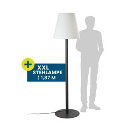 Hoberg Standleuchte dimmbar 220V schwarz/wei&szlig;