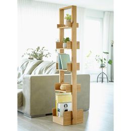 Wireworks Regal Bookie, Eichenholz, 30 cm B, 155 cm H