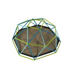 TP Toys Kletterger&uuml;st mit Sandkasten Metal Dome Blau 188x188x78cm