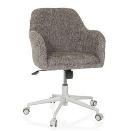 hjh LIVING Home Office B&uuml;rostuhl SOLAO HOME Stoff mit Armlehnen