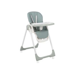 Kikkaboo Kinderhochstuhl Spicy faltbar, Tisch abnehmbar, verstellbar, 4 R&auml;der hellgr&uuml;n