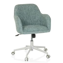 hjh LIVING Home Office B&uuml;rostuhl SOLAO HOME Stoff mit Armlehnen