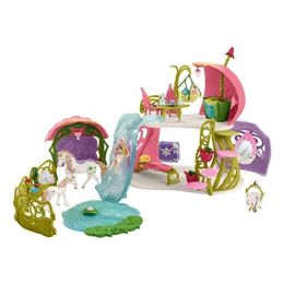 Schleich Glitzerndes Bl&uuml;tenhaus mit Einh&ouml;rnern