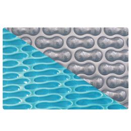 Solarplane f&uuml;r Rechteckbecken 400 &mu;m Darkblue - Silver Geobubble NEW 750 x 350 cm