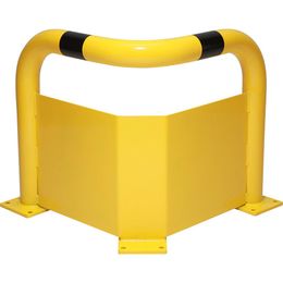 Black Bull Rammschutzecke mit Unterfahrschutz, &Oslash; 76 mm, f&uuml;r Innenbereich, H&ouml;he 600 mm