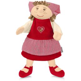 Handpuppe Sterntaler "Gretel", rot, Puppen, Kinder, Stoff, uni