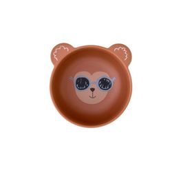 Rice Melamin Kinderschale Melamin Matt &Oslash; 13 cm, H&ouml;he 5 cm, Affe skandinavische Deko Online Shop
