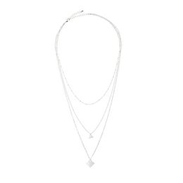Lascana Kette mit Anh&auml;nger 'Halskette' grau Gr. f&uuml;r Damen