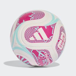 Fu&szlig;ball adidas Performance "WC CLB" Gr. 5, wei&szlig;, flash aqua, shock pink, B&auml;lle, 5, 0,4 g, Synthetik, WM, B:22,3cm H:17,3cm T:22cm