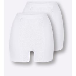 w&auml;schepur Formslip W&Auml;SCHEPUR, Damen, Gr. 44, 2 Stk., wei&szlig;, 95% Baumwolle, 5% Elasthan, Unterhosen Formslip