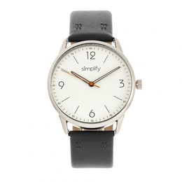 Vereinfachen Sie die 6300 Lederarmbanduhr