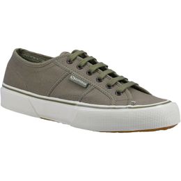 Superga 2490 Bold Cotton Herren Gr&uuml;n Safari Turnschuhe