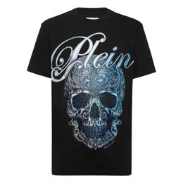 Philipp Plein T-Shirt Rundhalsausschnitt Ss Skull