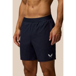 Castore Marken Elastische Shorts Polyester Herren Blaue Sportshorts