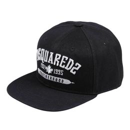 Dsquared2 - Schwarze Kappe Mit Brotherhood-logo