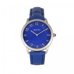 Bertha Abby montre suisse &agrave; bracelet en cuir