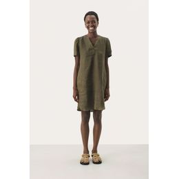 PART TWO Kleid Gerade Passform olive