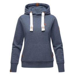Navahoo Damen Hoodie Damlaa &ndash; Warmer Kapuzenpullover mit Hohem Kragen