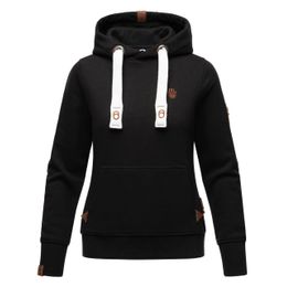 Navahoo Damen Hoodie Damlaa &ndash; Warmer Kapuzenpullover mit Hohem Kragen
