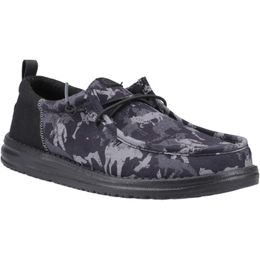 HEYDUDE Wally Funk Hunt Camo Canvas M&auml;nner schwarz Boot Schuhe