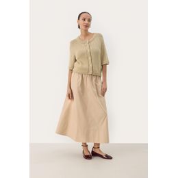 PART TWO Strickjacke Gerade Passform beige