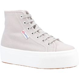 Superga 2708 HI Top Cotton Women's Grau Colomba/Wei&szlig; Avorio Stiefel