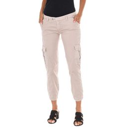 Met Damen Cargoy Regular Fit Kn&ouml;chellange Hose Grau