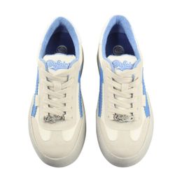 Trainingsschuh Buffalo "Buffalo CAJO", Damen, Gr. 37, cream, blau, Schuhe