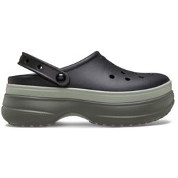 Crocs Classic Stacked Thermoplastische schwarze Clogs