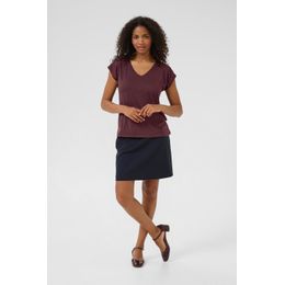 Kaffe T-shirt KAlise Relaxed fit brown