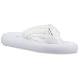 Rocket Dog Spotlight Atom Textile Damen Flip-Flops In Wei&szlig;